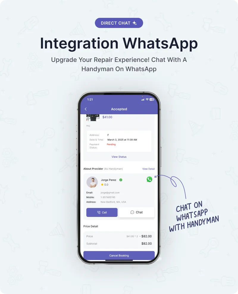 Flutter On-Demand Home Services App with Complete Solution | Handyman