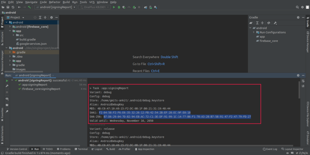 Firebase Configuration | Frezka