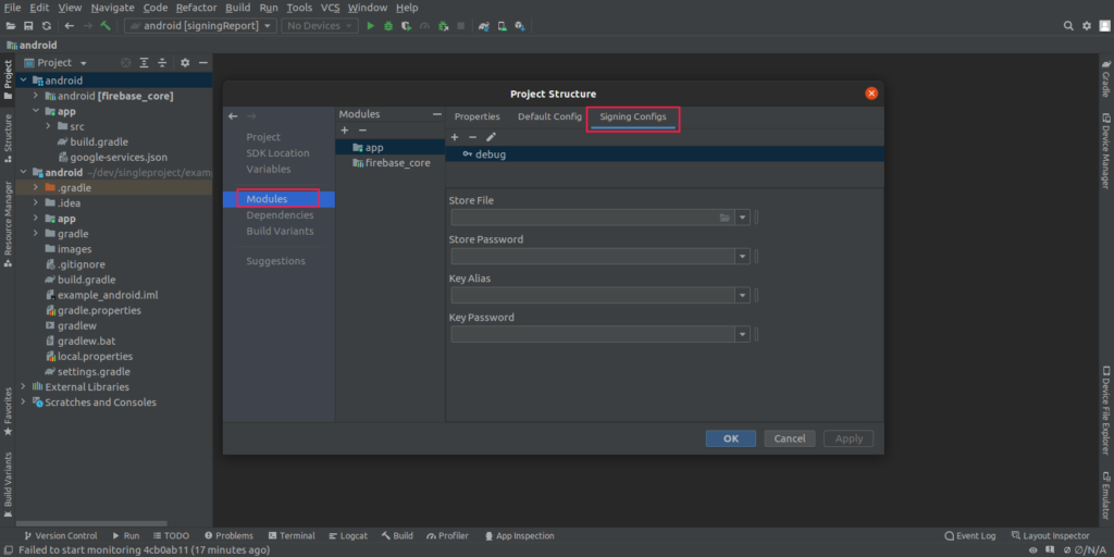 Firebase Configuration | Frezka