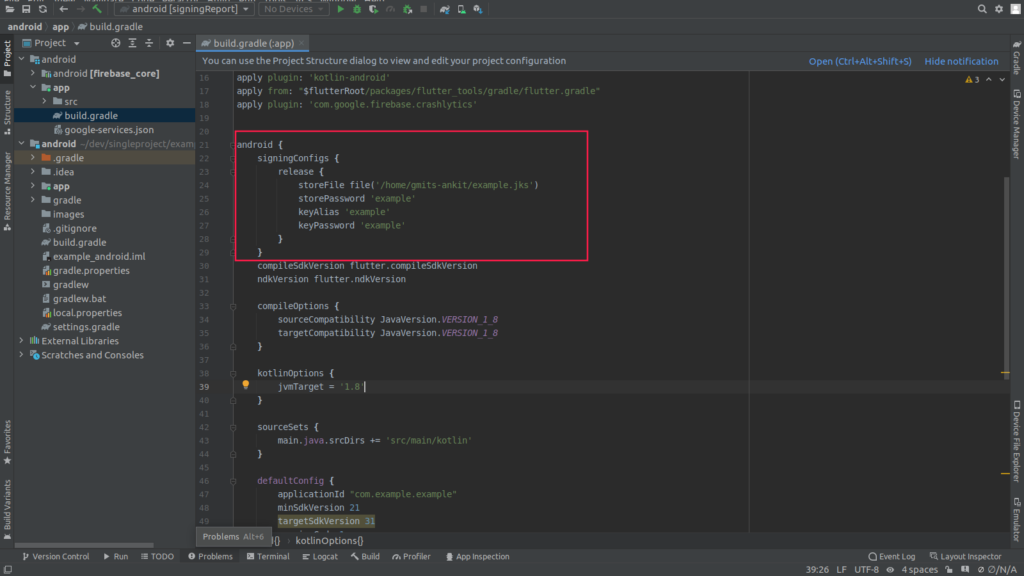 Firebase Configuration | Frezka