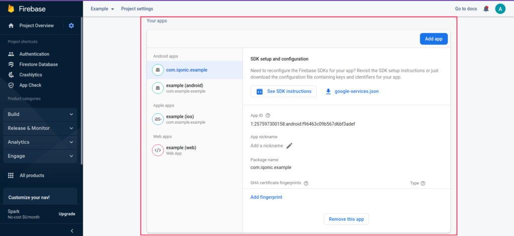 Firebase Configuration | Frezka
