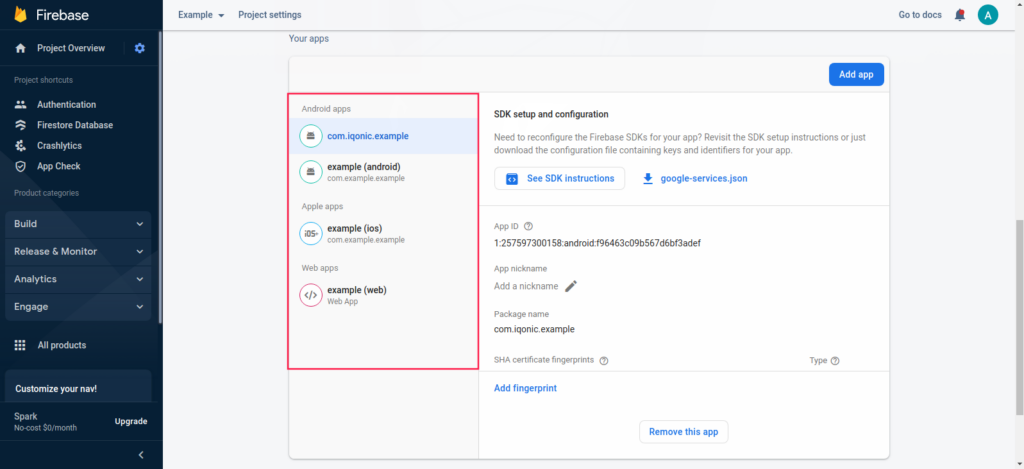 Firebase Configuration | Frezka